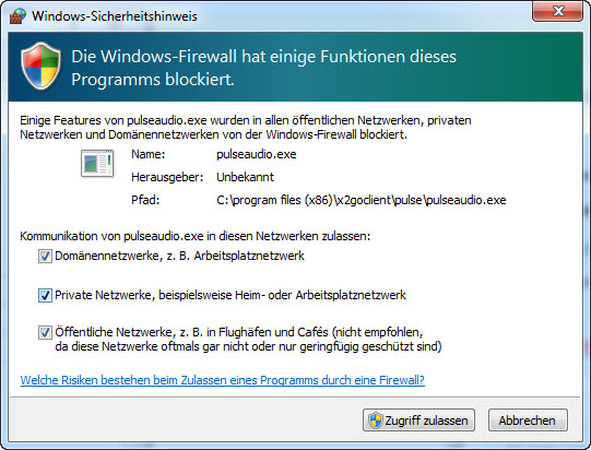 Pulseaudio Windows 10