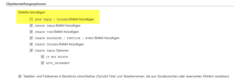 MySQL phpMyAdmin 1068 Fehler – Multiple Primary Key Defined – TASTE-OF-IT