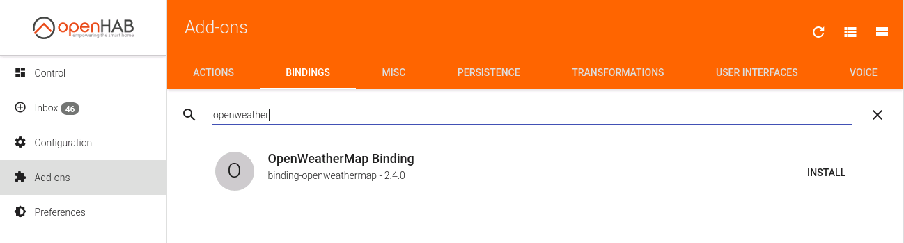 openHAB - HabPanel Wetter mit OpenWeatherMap - TASTE-OF-IT