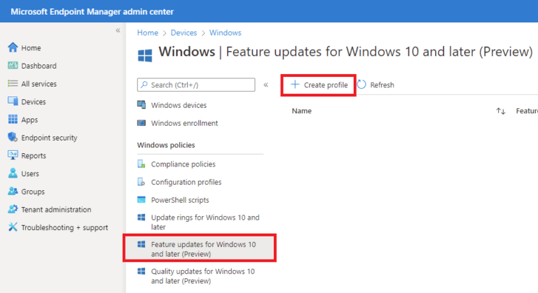 Microsoft Intune Update Ringe konfigurieren - TASTE-OF-IT