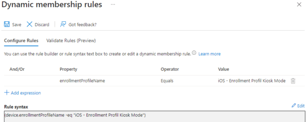 Microsoft Endpoint - Intune iOS Single App Kiosk Mode - TASTE-OF-IT