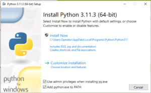 Python unter Windows installieren - TASTE-OF-IT